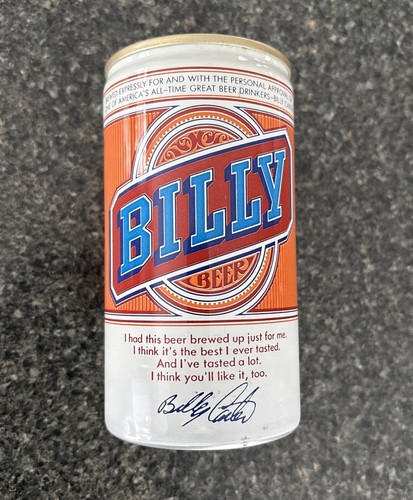 Vintage Billy Beer 12 oz. Aluminum Beer Can EMPTY Tab Intact | eBay