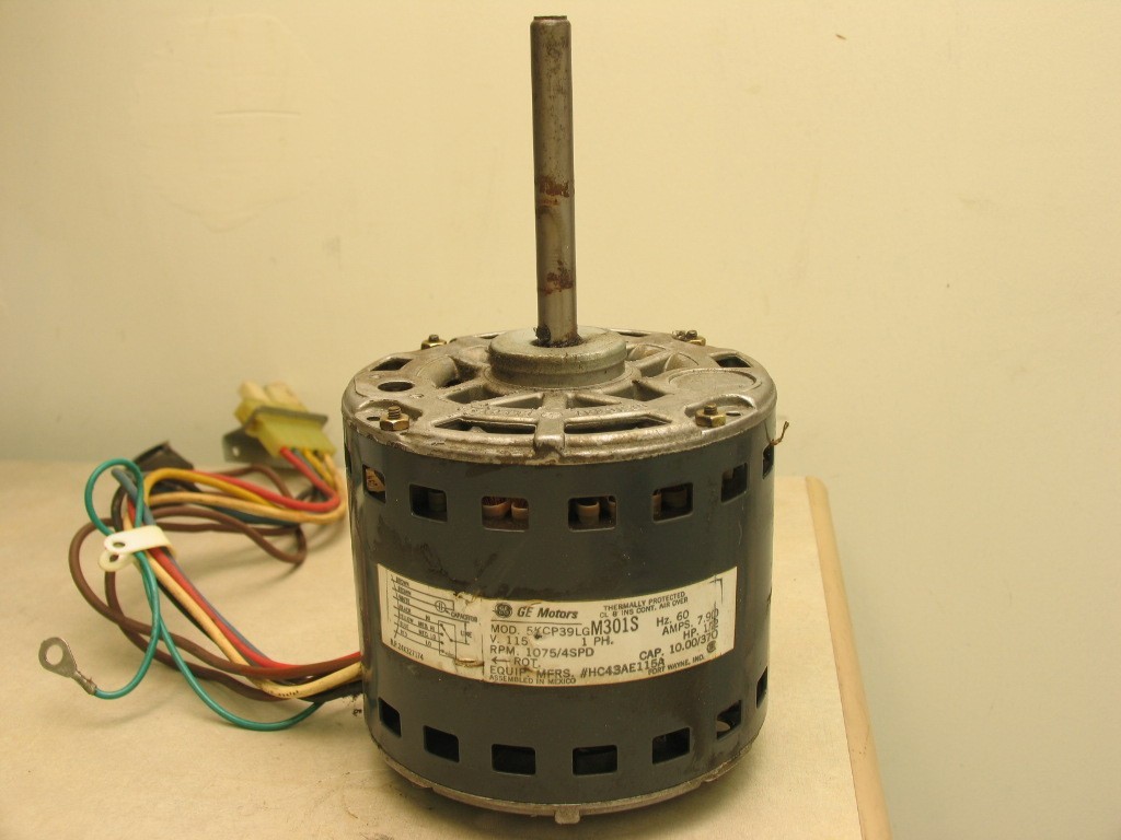 GE Motors 5KCP39LGM301S Furnace Blower Motor 1/2HP 1075RPM 115V ...