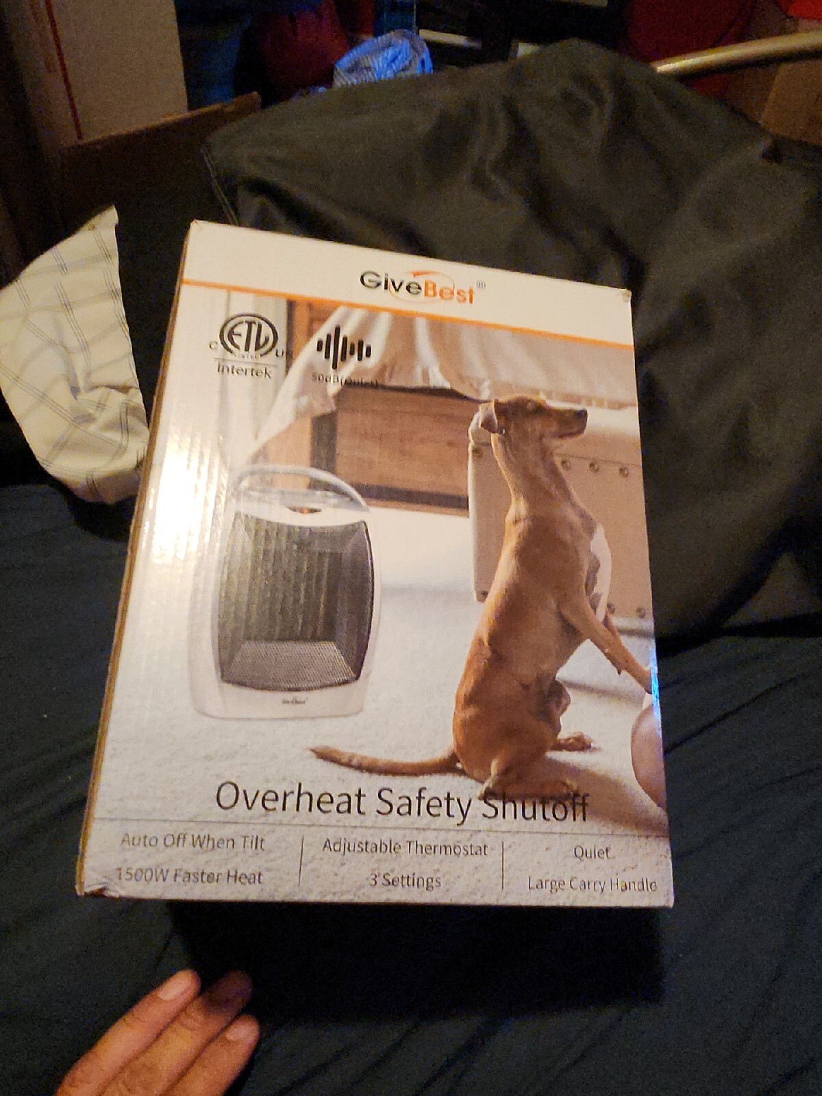 Brightown+905+1500W+Ceramic+Space+Heater+-+Silver for sale online | eBay