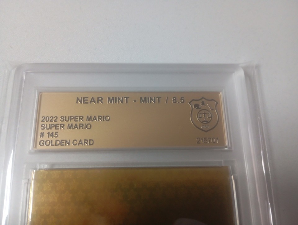 2022 Panini Super Mario #145 Golden Card Mario GSG 8.5 | eBay