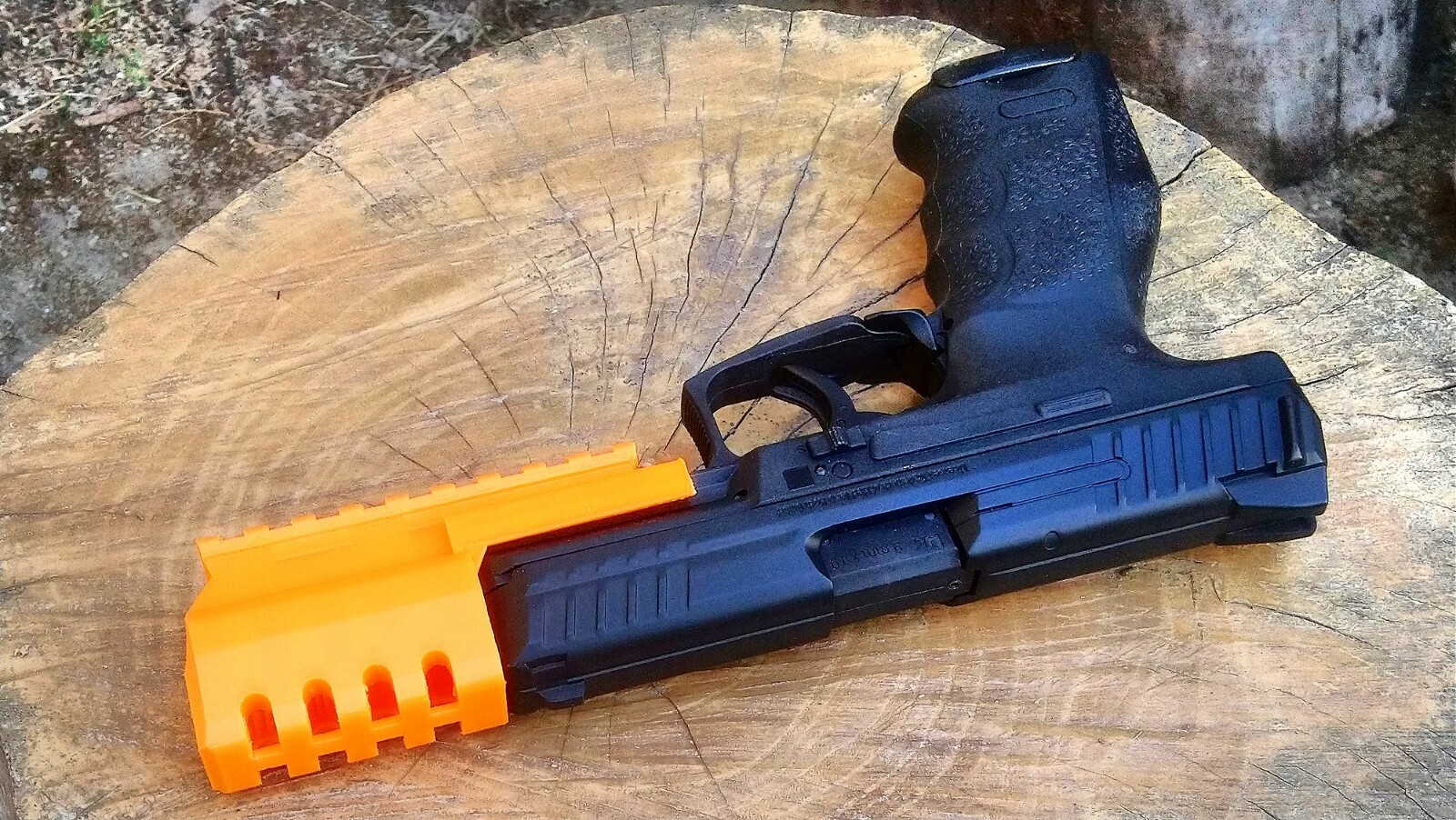 J.W. Frame Mounted Compensator with 9-Slots Rail for H&K VP9 P30 ...