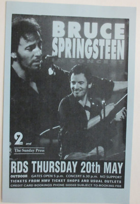 Bruce Springsteen Concert Poster RDS Pittsburgh 11" X 17" ! | eBay