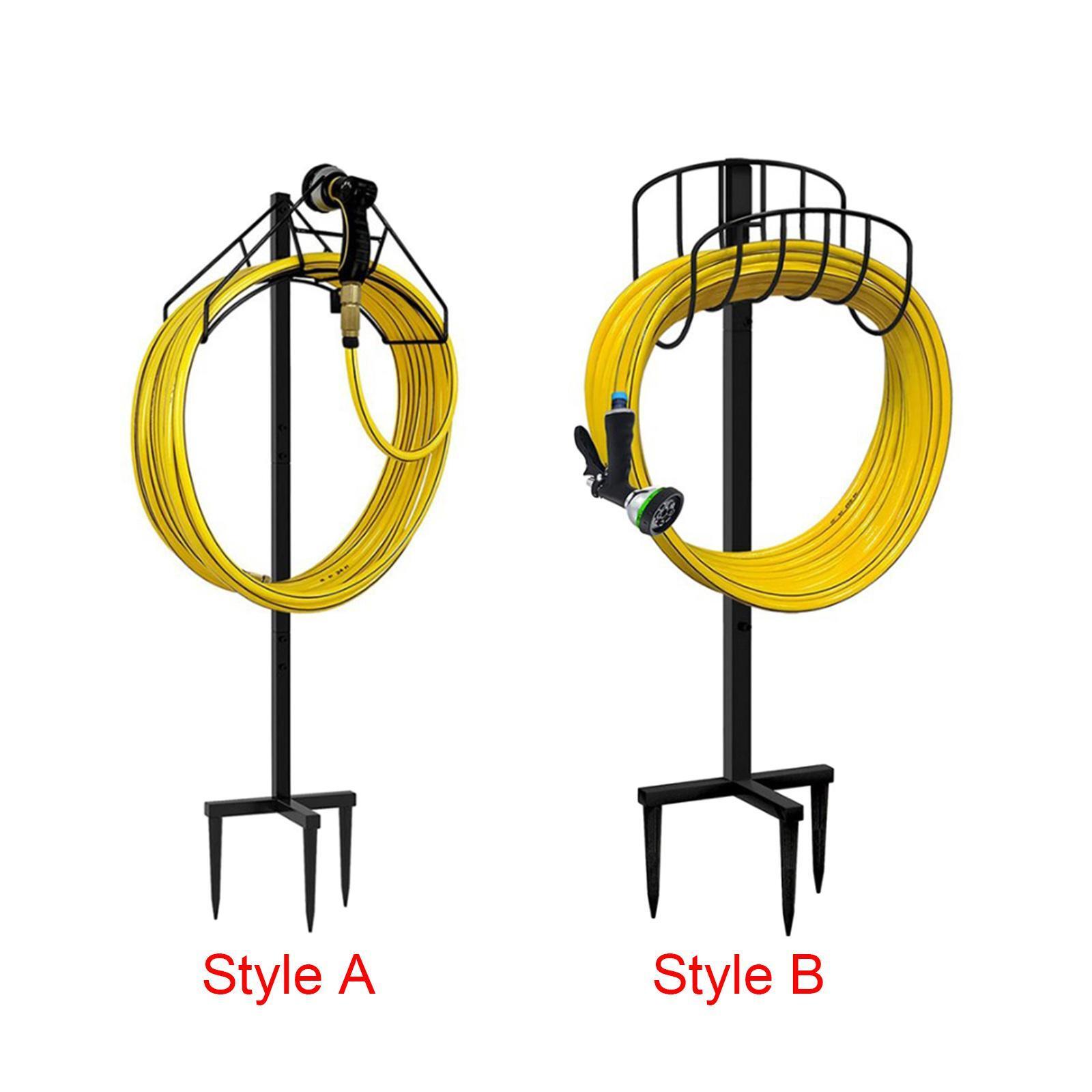 Free Standing Hose Stand, Metal Water Pipe Storage Stand Rack, Heavy ...