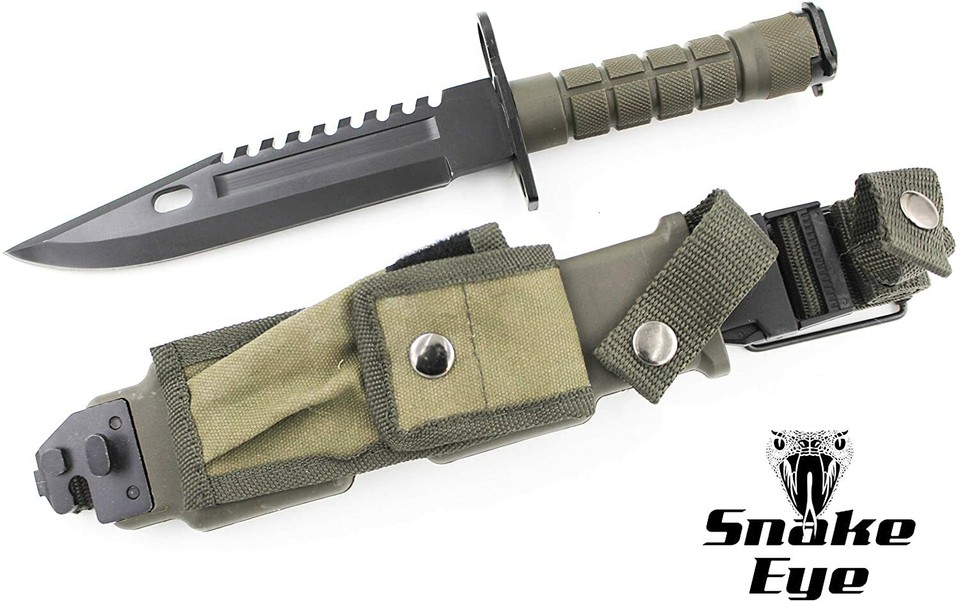12" Bayonet US Military Tactical Survival Hunting Knife Fixed Blade | eBay