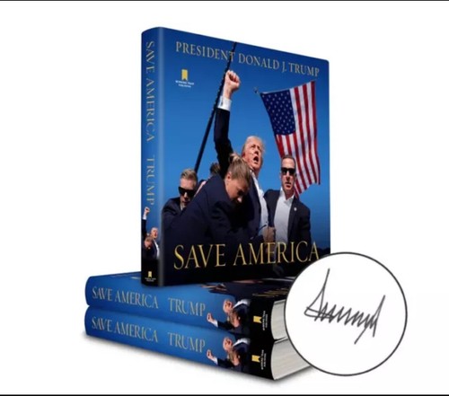 🪙Donald J. Trump "Save America" Hardcover Book - SIGNED | Ships ASAP📦 ...