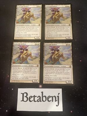 4x MTG Celestial Archon Theros (Playset) | eBay