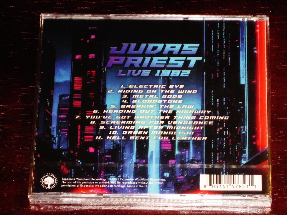 Judas Priest Live 1982 CD 2023 Expensive Woodland Recordings EU judas-priest-live-1982-cd-2023-expensive-woodland-recordings-eu