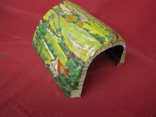 Vintage Tin Marx Litho Model Railroad Metal Train Tunnel Toy | eBay