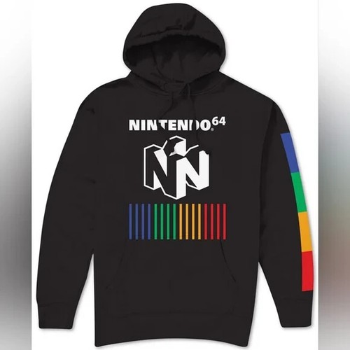 2019 Nintendo 64 Color Bars Hoodie Sweatshirt Size L - Retired HTF | eBay