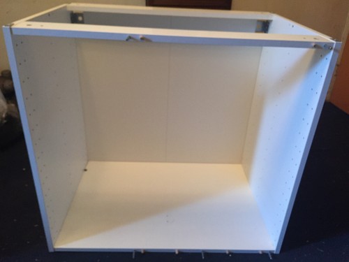 KITCHEN UNIT WHITE CARCASS CABINET SHELVING STORAGE FLOORSTANDING ...