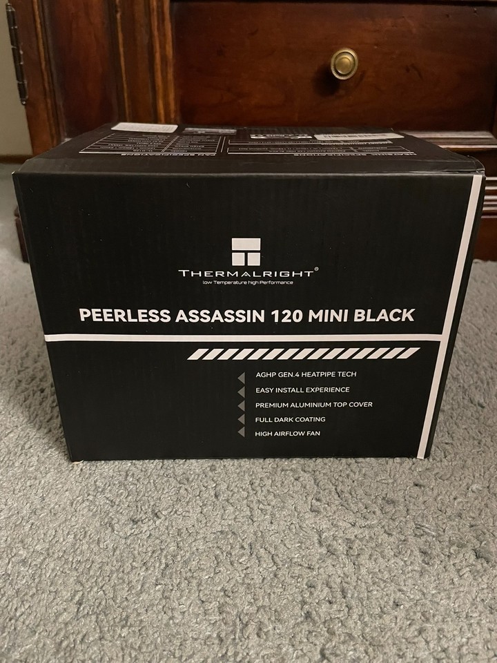 Thermalright Peerless Assassin 120 Mini Black Premium CPU Air Tower ...