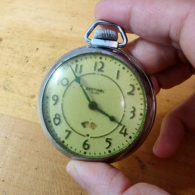 Sentinel Pocket Watch (For parts or repair) | eBay