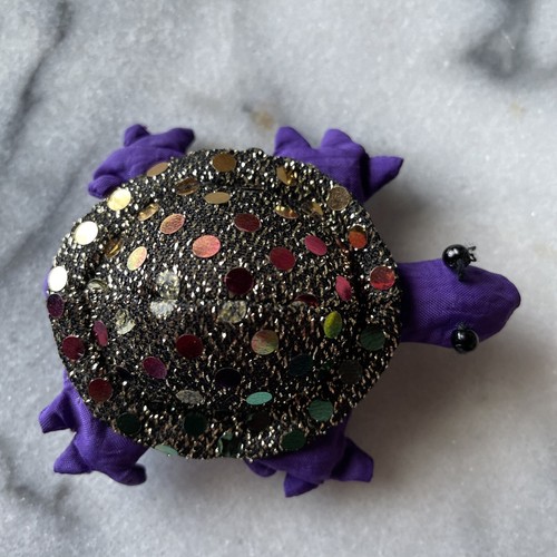 Handmade Turtle Purple body with sparkley shell Small Size | eBay