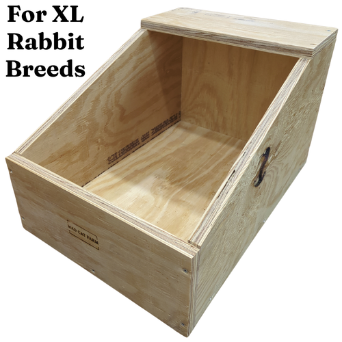 XL Wooden Rabbit Nest Box – Heavy Duty for Large & Giant Breeds | eBay