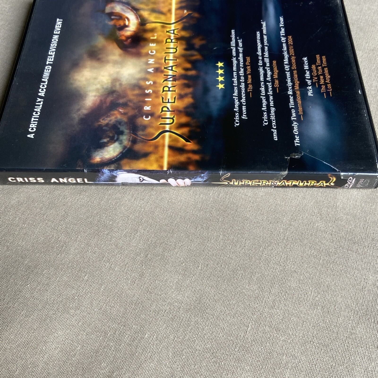 Criss Angel: Supernatural (DVD 2004) Magic Illusion TV Television ...