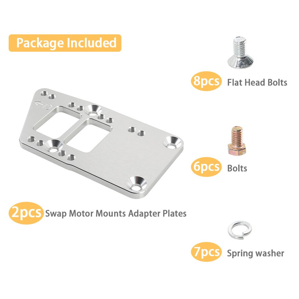 For LS Engine Motor Mounts LS Swap Kit LS Conversion Adapter Plates LS1 ...