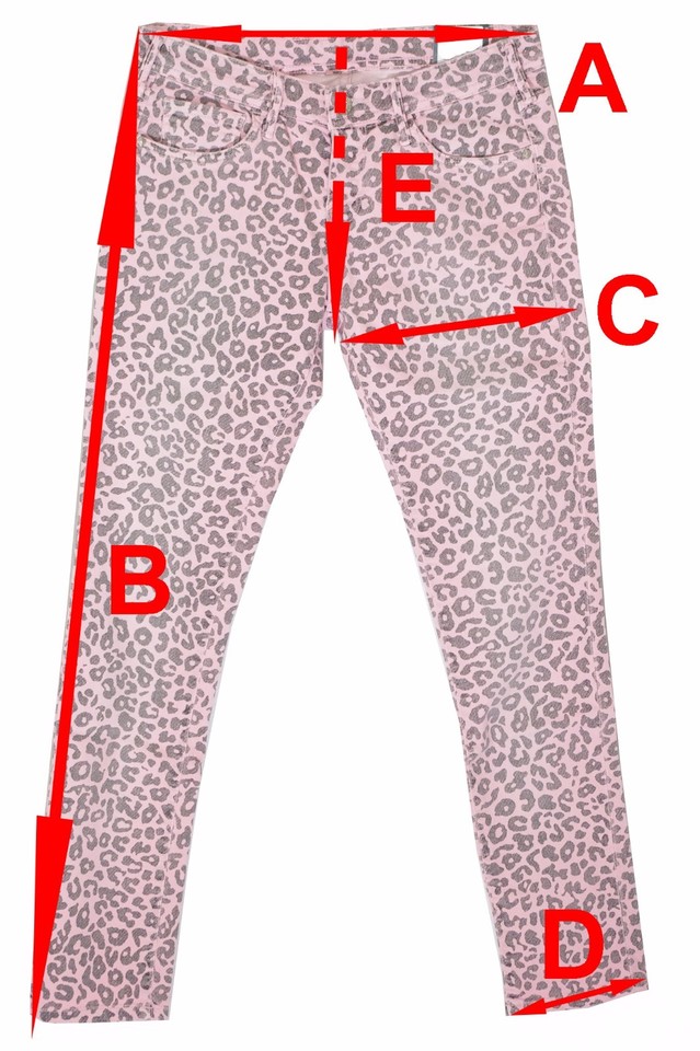 Pepe Jeans Junior Leopard Jeans Pink Junior Girl Kelsey Pink 16 Years ...