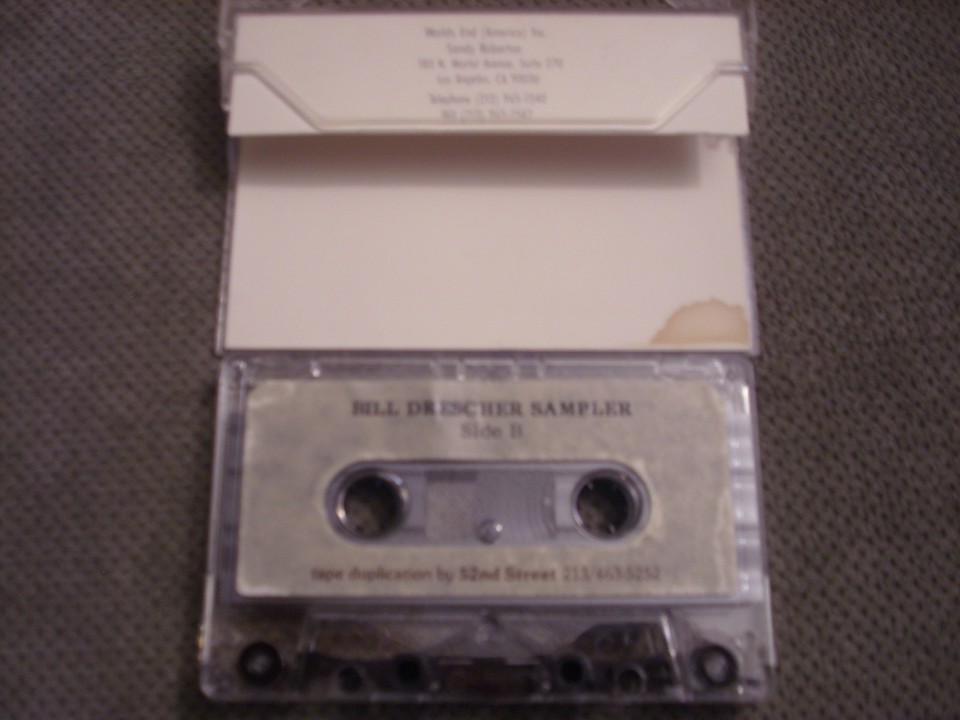 RARE PROMO Bill Drescher sampler CASSETTE TAPE Rick Springfield BANGLES ...