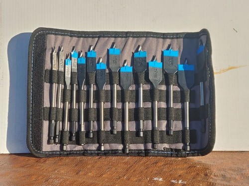 Spyder Stinger Spade Drill Bit Set 14 Pc 11001 Woodboring | eBay
