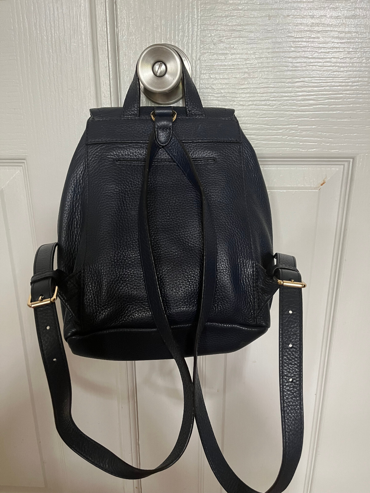 Michael Kors Cooper Flap Pebble Leather Backpack Bag … - Gem