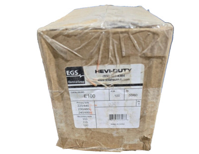 SOLA HEVI-DUTY E100 Transformer .100 KVA 50/60 Hz International Series ...