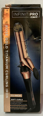 📀 Infiniti Pro Rose Gold Titanium Curling Iron -1 ¼ Inch (No Box) | eBay