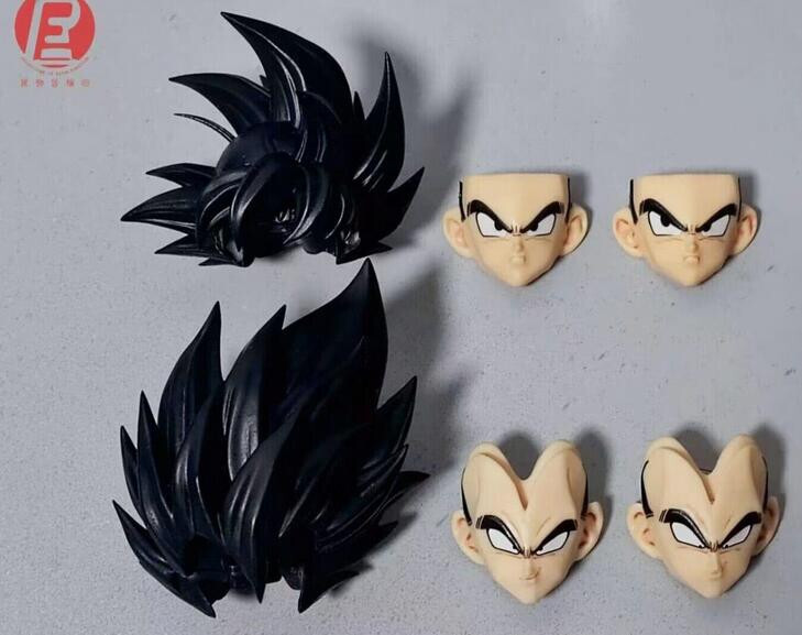 custom dragonball super saiyan VEGETA goku shf figure head scuplture ...