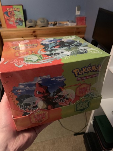 2004 Pokemon EX Fire Red Leaf Green Theme Deck Display Box Sealed | eBay