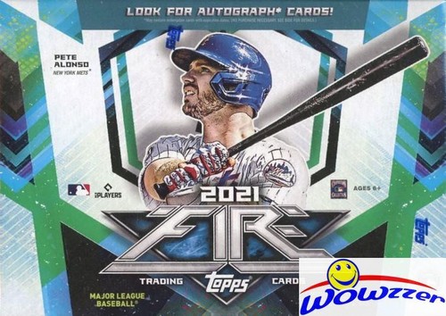 2021 Topps FIRE Baseball EXCLUSIVE Sealed Blaster Box-GOLD MINTED ...