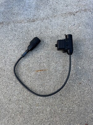 Nexus U94 Radio PTT Straight Cable 16" 6-Pin w/ Gator Clip | eBay