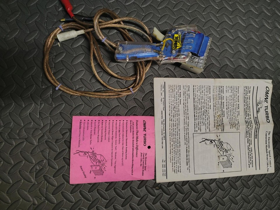 Slot car controller, rare Parma Turbo with the OMNI speed control ...