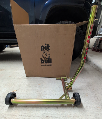 PIT BULL DUCATI MOTORCYCLE SINGLE SIDED SWINGARM REAR STAND MADE IN USA ...