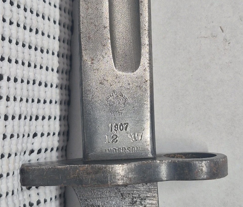 Vintage WWI Sanderson British 1907 Enfield Bayonet - See Notes | eBay
