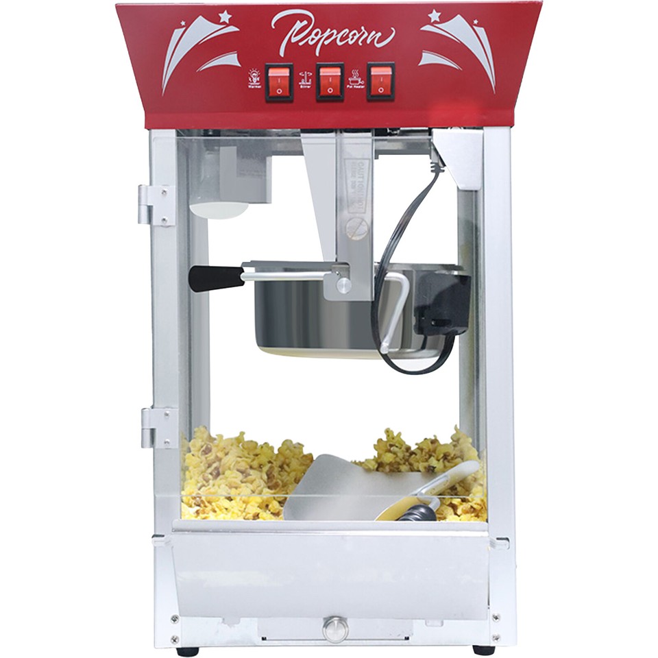 Movie Theater Popcorn Machine Commercial Countertop Popper Maker 12/10 ...