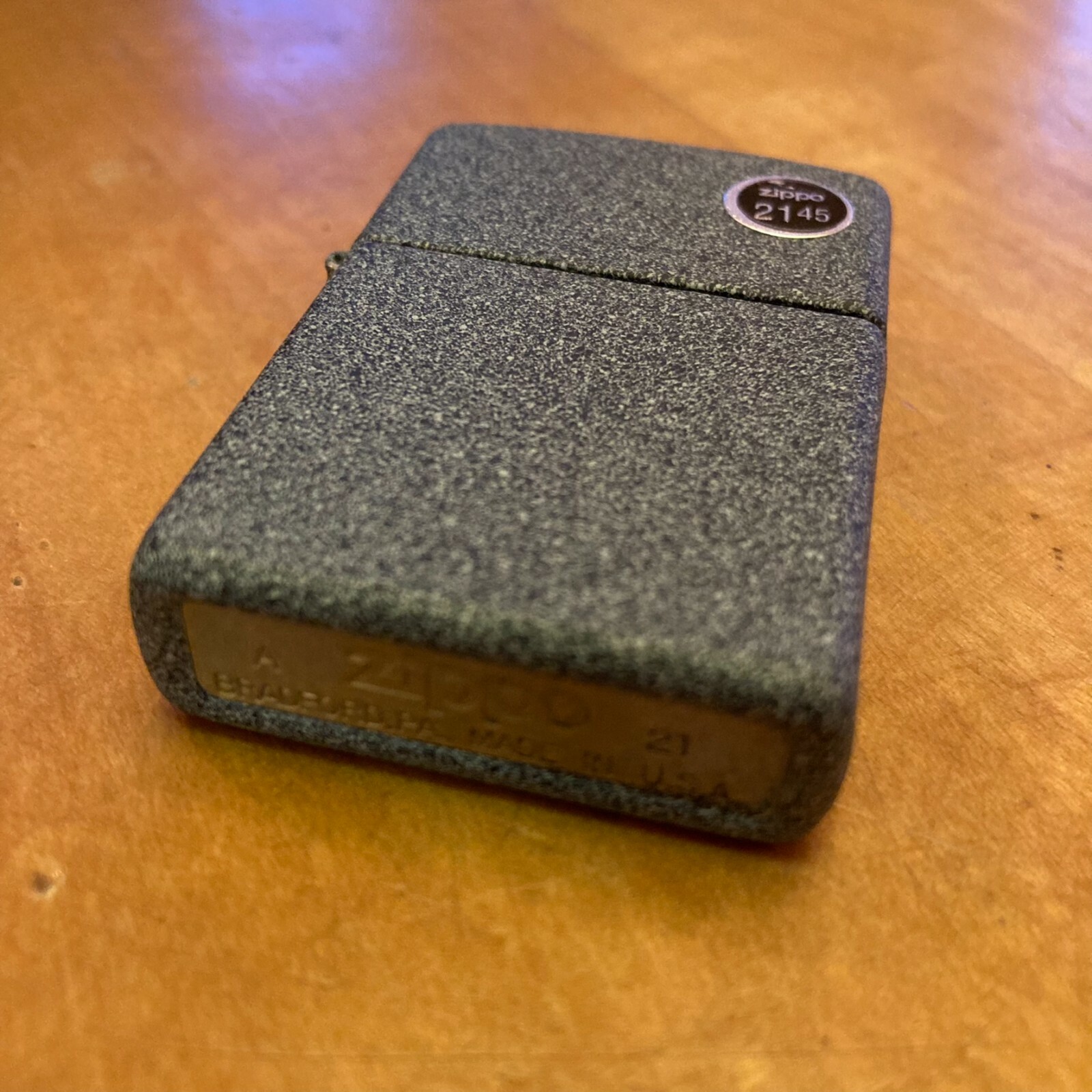 Genuine Zippo Iron Stone windproof Lighter CASE ONLY No Insert/Box | eBay