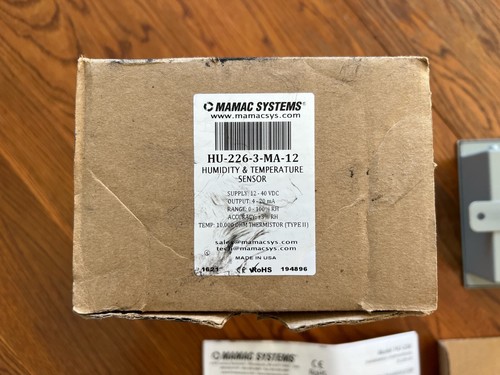 Mamac Systems HU-226-3-MA-12 Humidity & Temp sensor | eBay