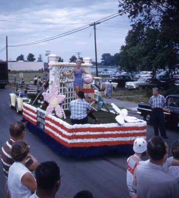Vintage Stereo Realist Photo 3D Slide BLUE ISLAND IL Movie Slide Club ...