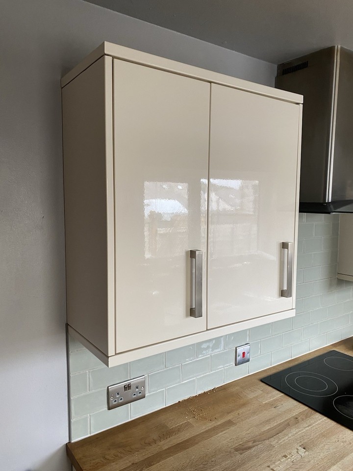 Howdens Gloss Kitchen Wall Units Cupboards Cabinets | eBay UK