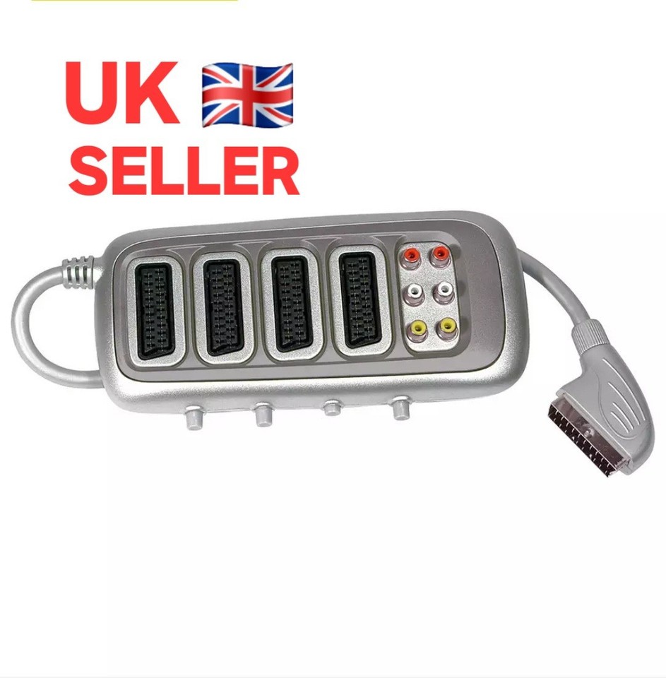 4 Way Switchable SCART Switch | eBay