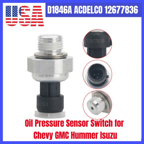 Oil Pressure Sensor Switch D1846A 12677836 for Chevy GMC Hummer Isuzu ...