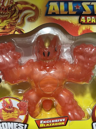 Heroes of Goo Jit Zu All Stars 4 Pack - Thrash Pantaro Blazagon Braxor ...