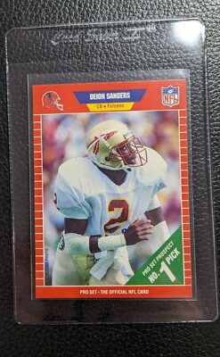 1989 PRO SET #486 DEION SANDERS ROOKIE CARD RC FLORIDA STATE HOF | eBay
