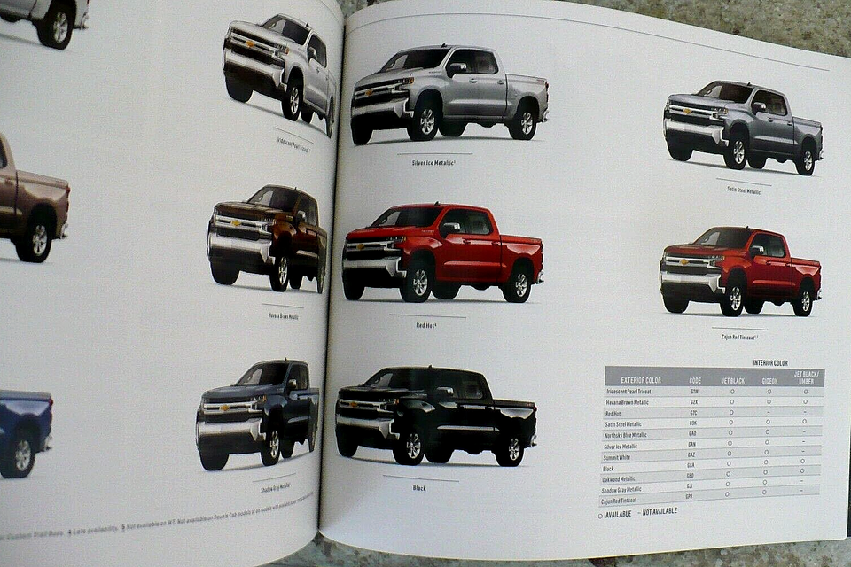 2019 CHEVROLET SILVERADO 1500 TRUCK DELUXE 74 PAGE BROCHURE | eBay