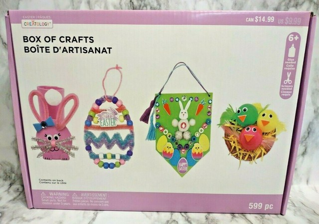 Box of Crafts Kit Creatology 599pc Spring Easter Bunnies Eggs Chicks ...