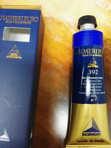 MAIMERI PURO COLORE A OLIO SUPERIORI 40ml PER ARTISTI BLU OLTREMARE ...