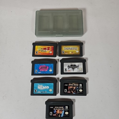Lot of 7 Nintendo GBA Gameboy Advance Game & Case Lot | eBay