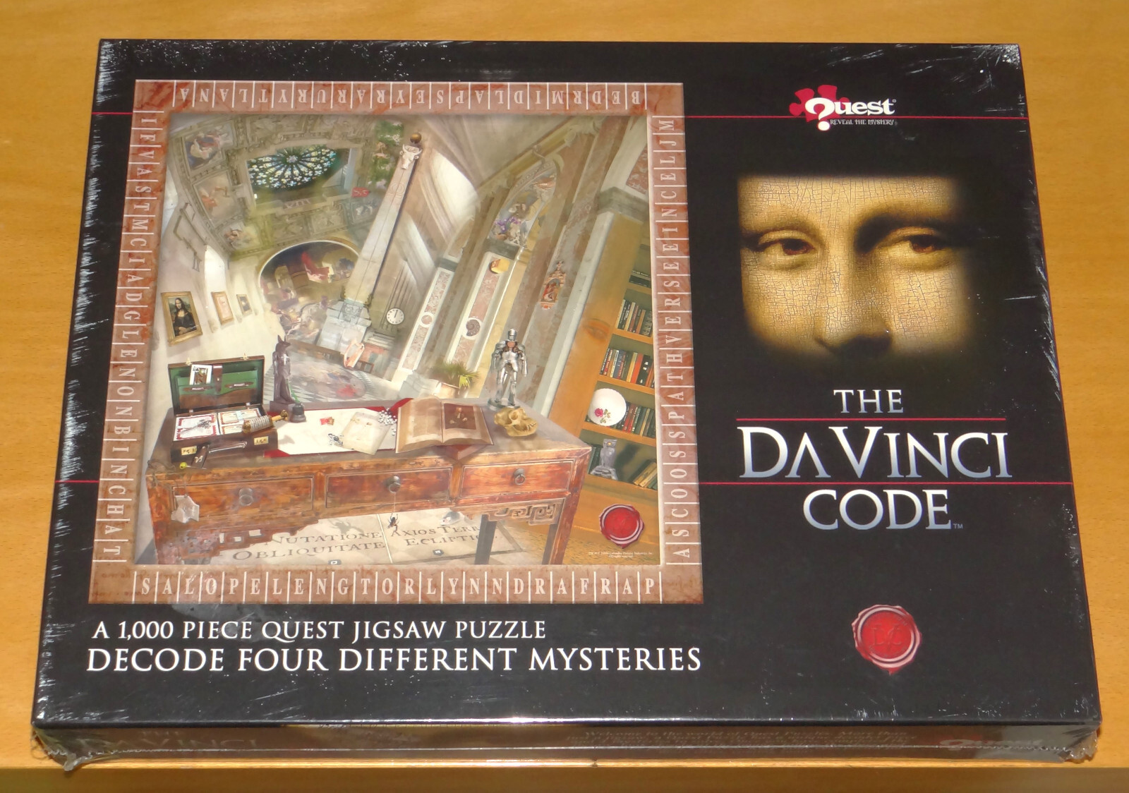 The Da Vinci Code Quest Jigsaw Decode 4 Different Mysteries (1000 Piece ...