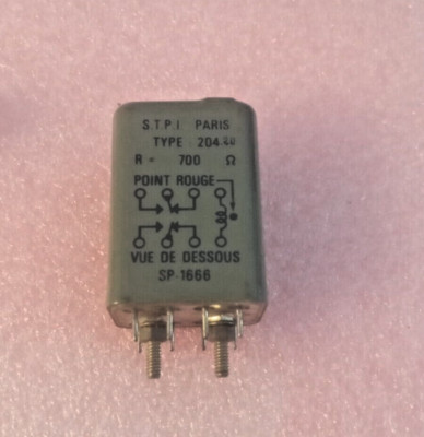 1pcs Relay Type 204.20 700 Ohm SP 1666 STPI Paris | eBay