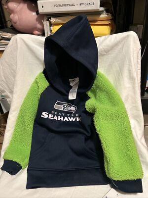 NFL Seahawks Hoodie KIDS ( 2T) Reebok Blue/Green Excellent Condition ...