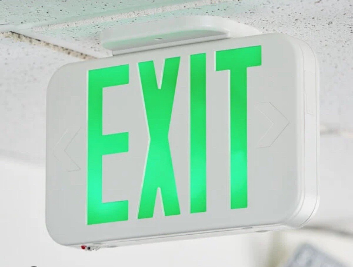 Lithonia Emergency Exit Light Combo | Shelly Lighting